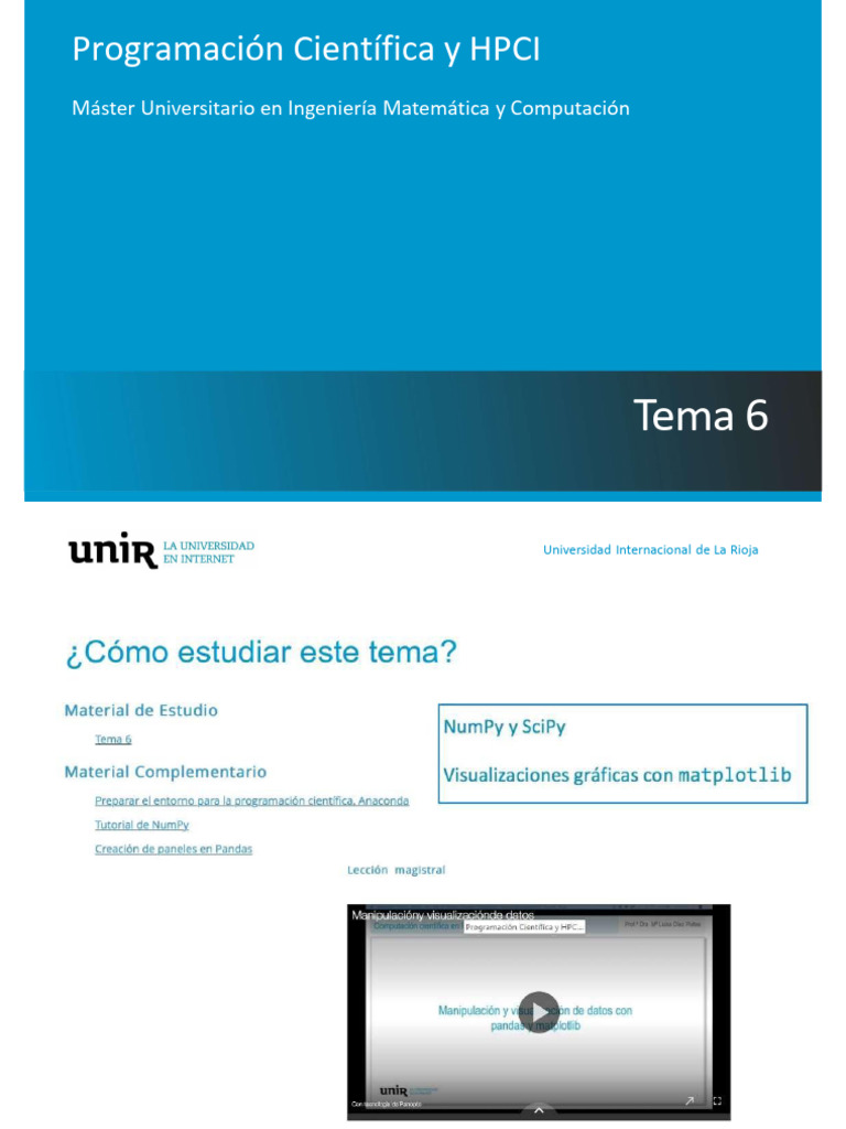 Tema6 ProgCient HPC 2024 | PDF