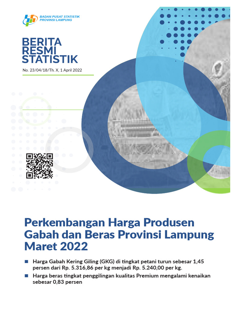 Harga Gabah dan Beras Lampung Maret 2022 | PDF