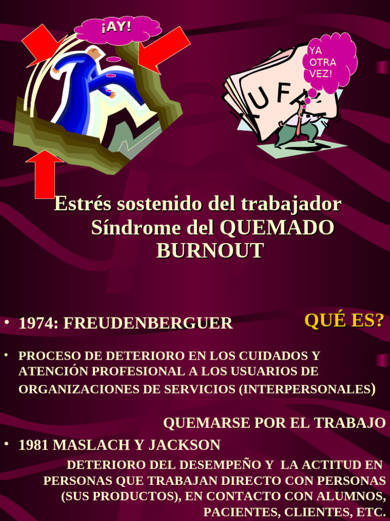 Burnout Mini | PDF | Burnout ocupacional | Conceptos psicologicos