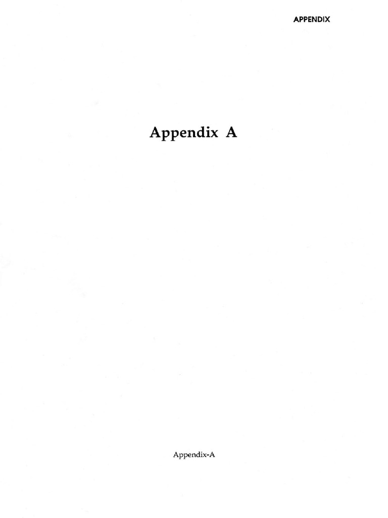 Section 8 - Appendix A | PDF