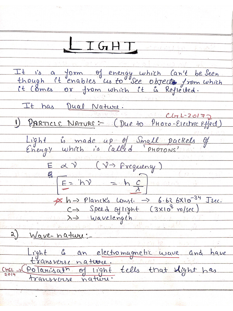 Physics Notes | PDF