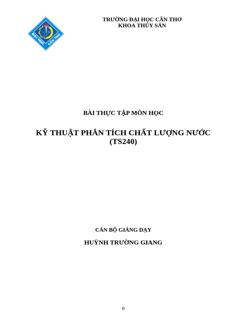 Thuchanh TS240 | PDF