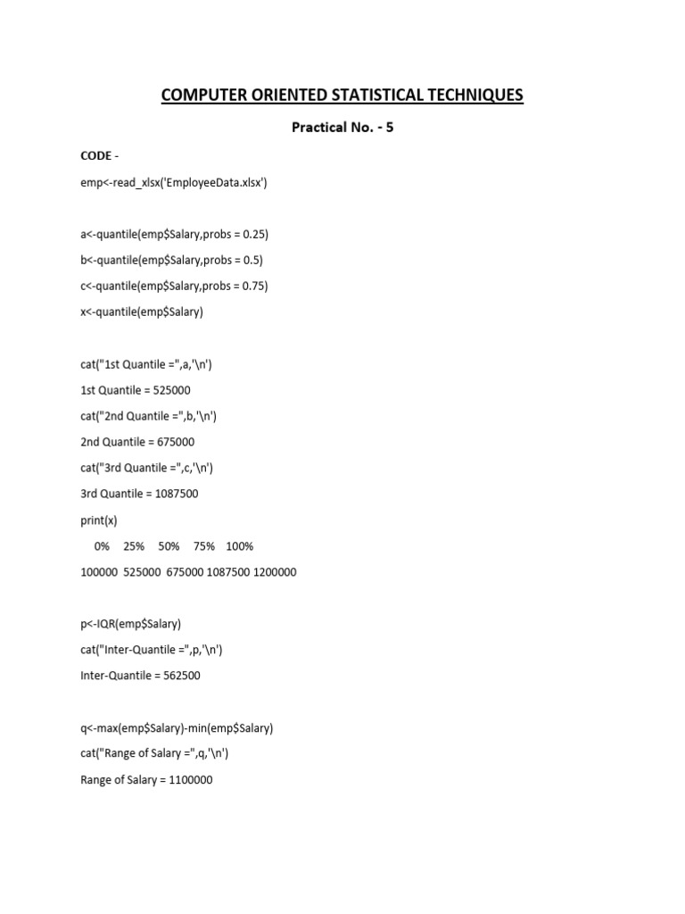 Salary Quantile Analysis in R | PDF