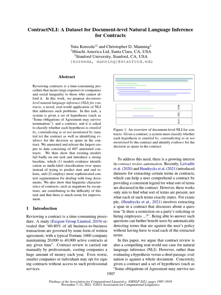 2021.findings Emnlp.164 | PDF | Evidence | Hypothesis
