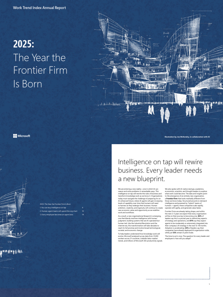 2025 Work Trend Index: AI at Work | PDF | Artificial Intelligence ...
