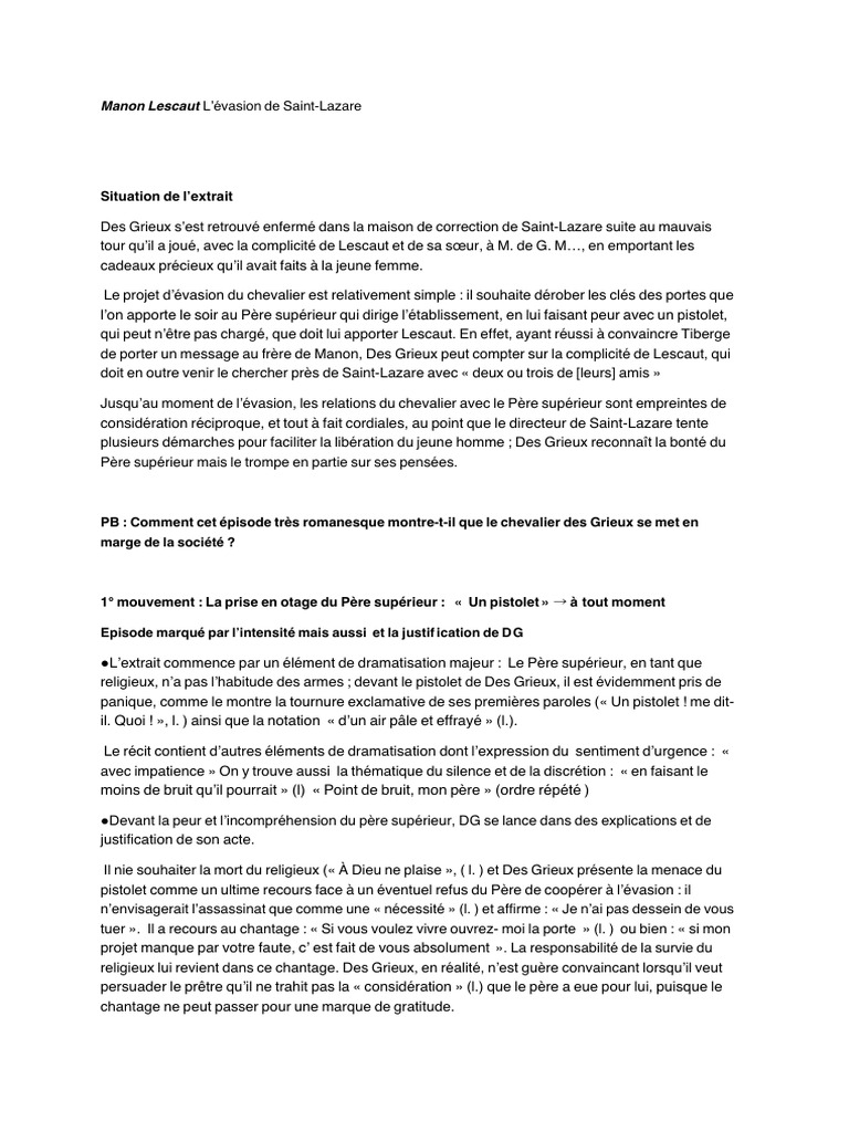 Evasion DG Explication | PDF