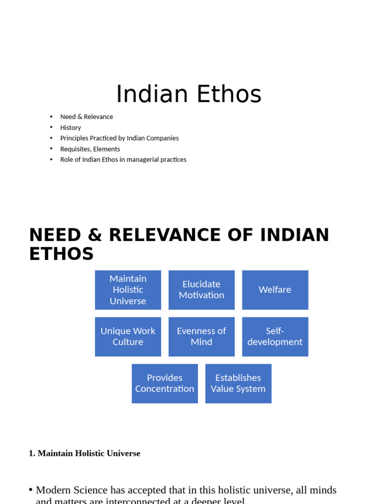 Indian Ethos in Management Practices | PDF | Bhagavad Gita | Consciousness
