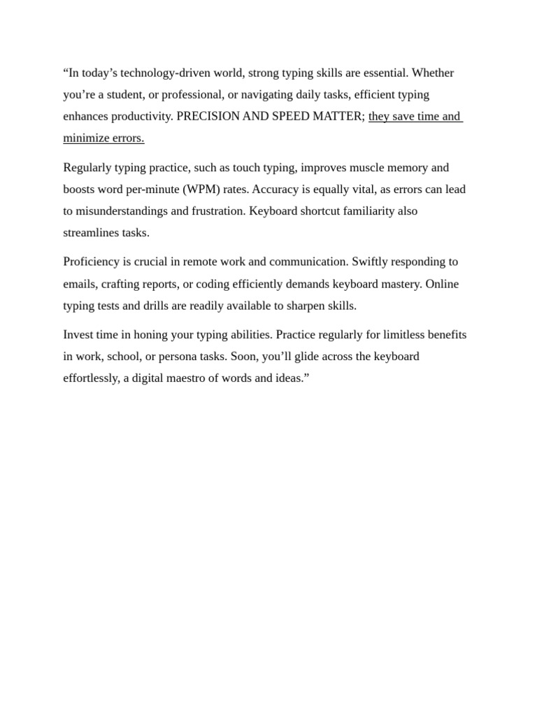 Typing | PDF
