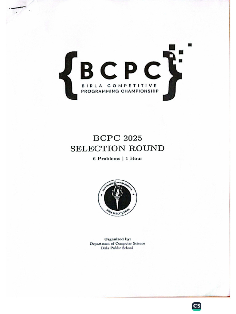 BCPC 2025 | PDF