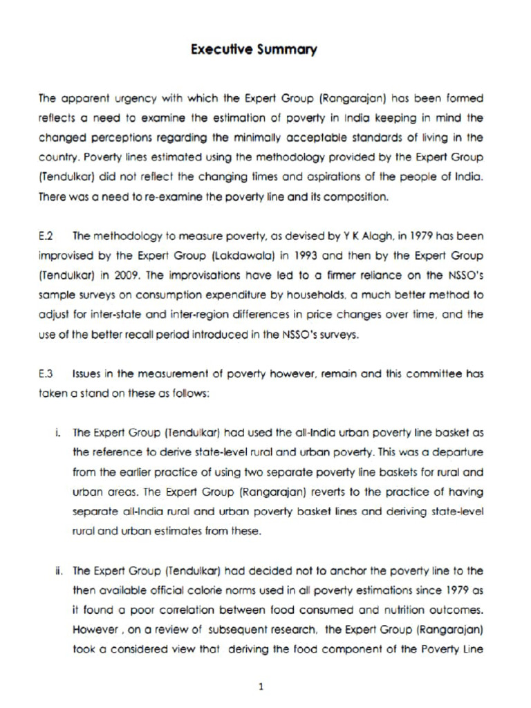 Unit 4 CH 2 Report of The Expert Group To - Review The Methodology For ...