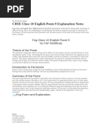 Fog Class 10 English Poem 8 | PDF | Fog | Poetry