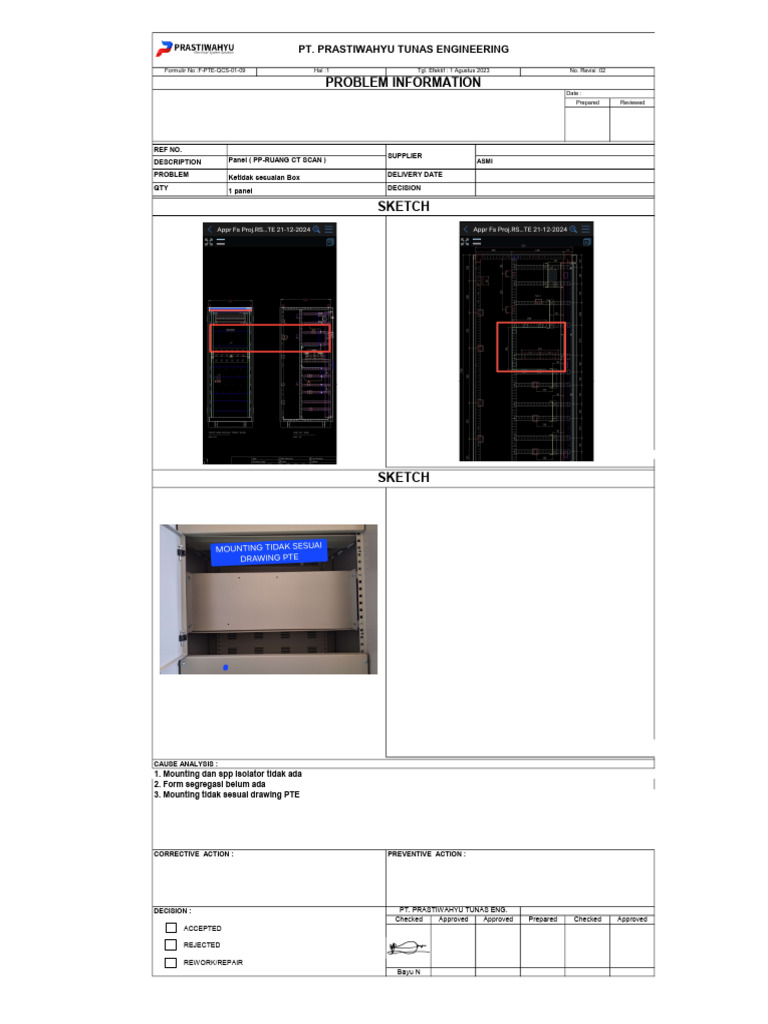 NCR Box Rsud (Pp-Ruang CT Scan) | PDF