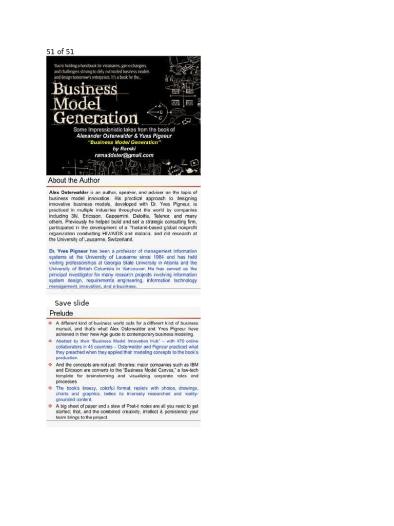 Business Model Generation | PDF