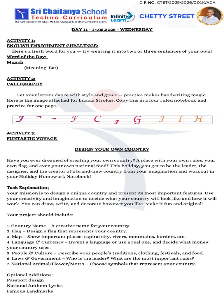 Brain Boost Journey G6 To 9 - 14.05 2025 - Day 11 | PDF