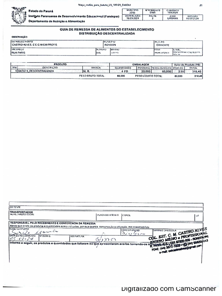 Nota Fiscal | PDF