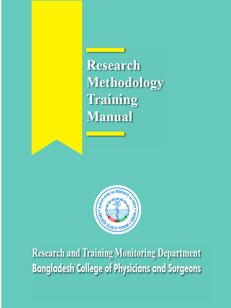 Research Methodology Training Manual | PDF | Methodology | Pub Med