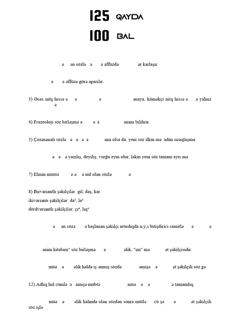 Azdili Qayda 9sinif | PDF