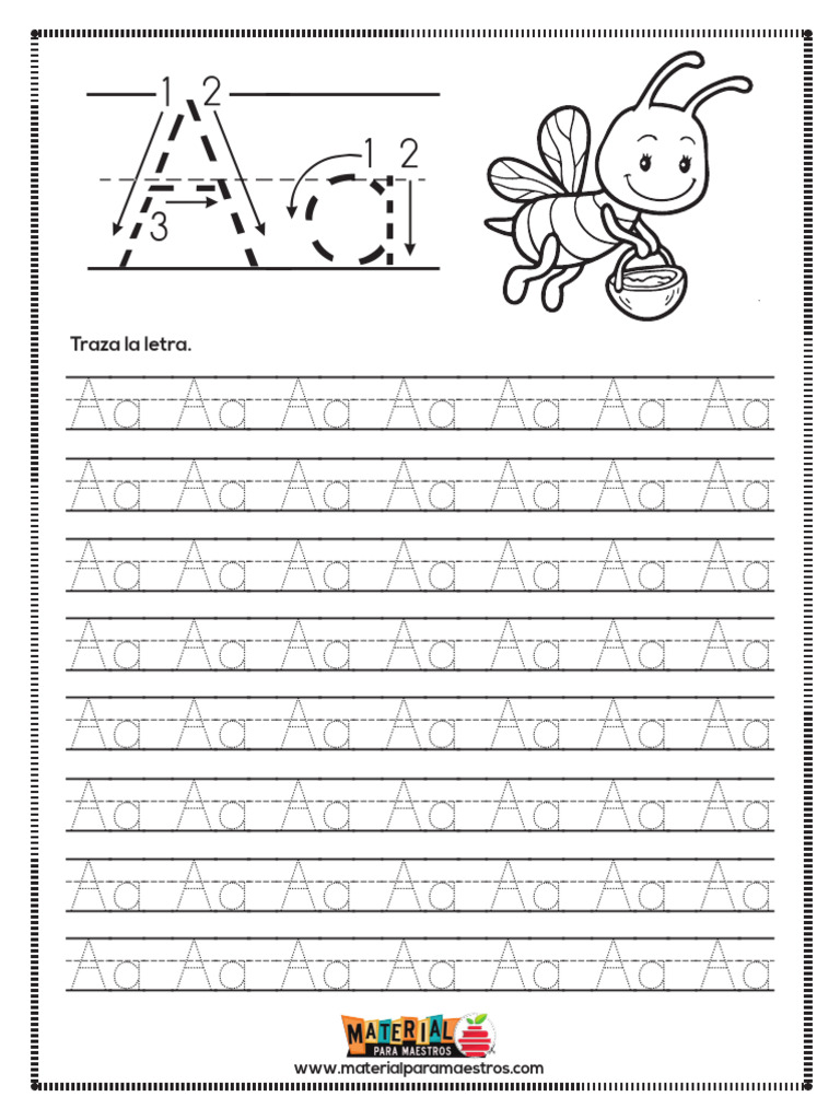 Trazo de Mayusculas y Minusculas | PDF
