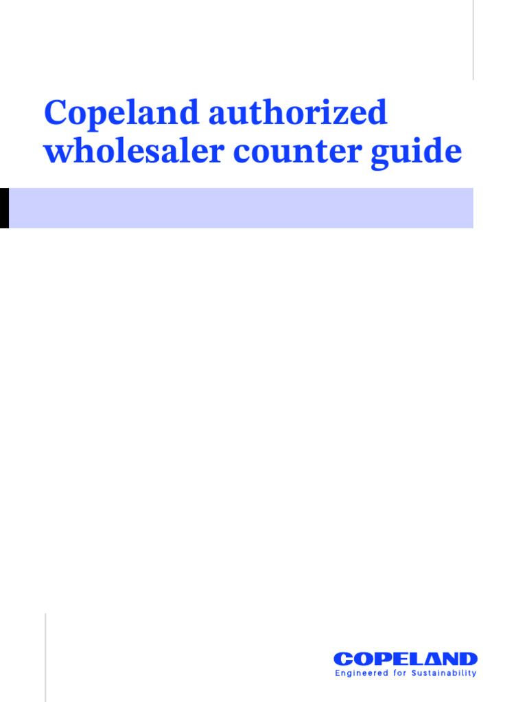 Copeland LP Warranty Policy | PDF | Receipt | Cargo