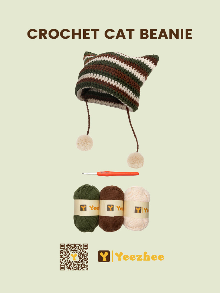 Yeezhee Cat Beanie Pattern | PDF