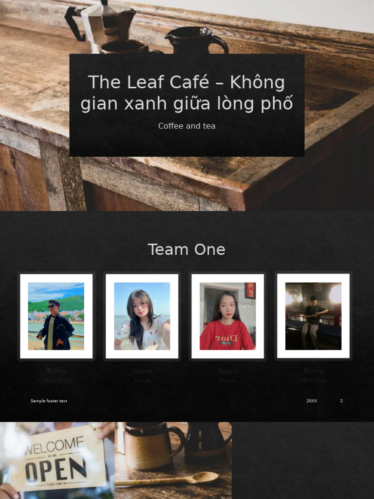 The Leaf Café - Không Gian Xanh Gi A | PDF