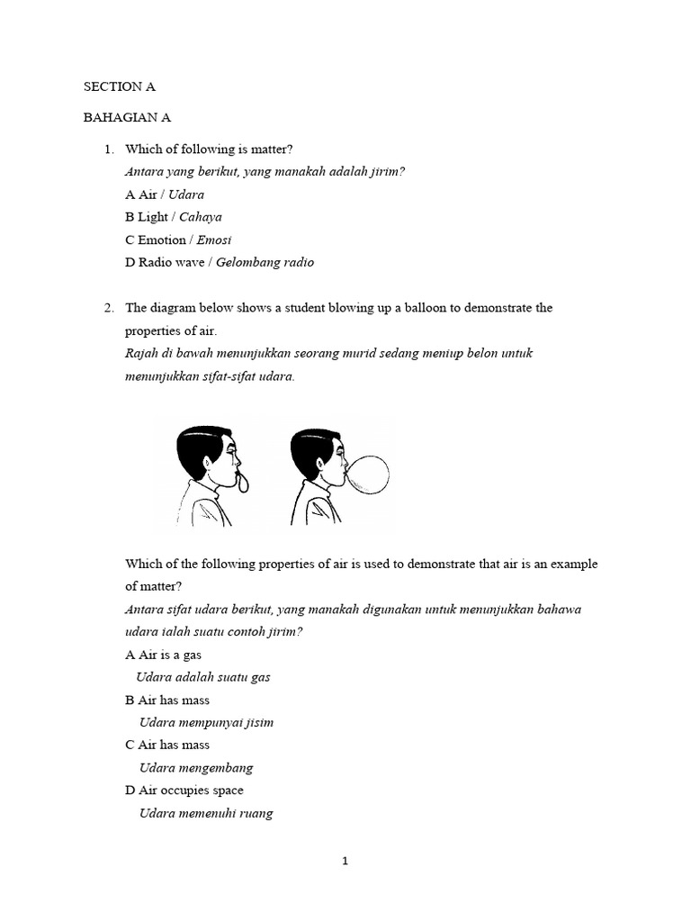 Latihan Bab 5 - Jirim | PDF