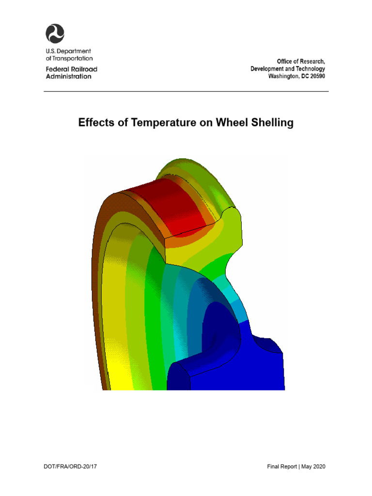 2020 Effects of Temperature on Wheel Shelling | PDF | Wear | Fracture