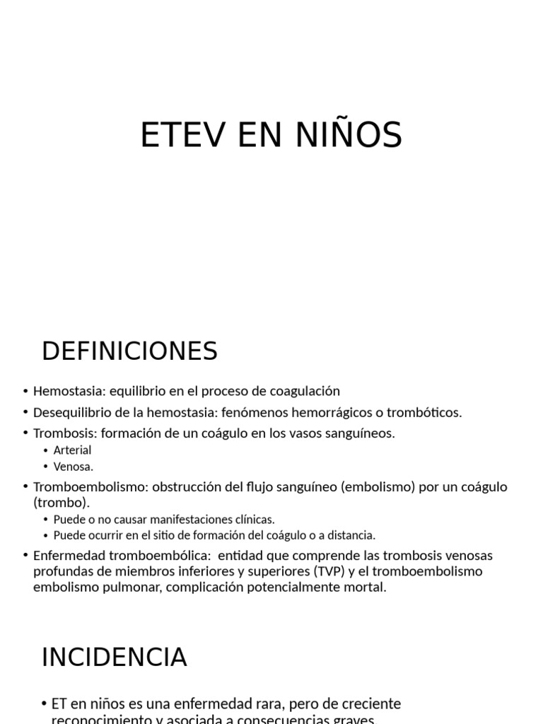 Etev Mcii | PDF | Trombo | Hospital