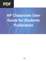 AP Classroom User Guide for Students | PDF | Advanced Placement ...