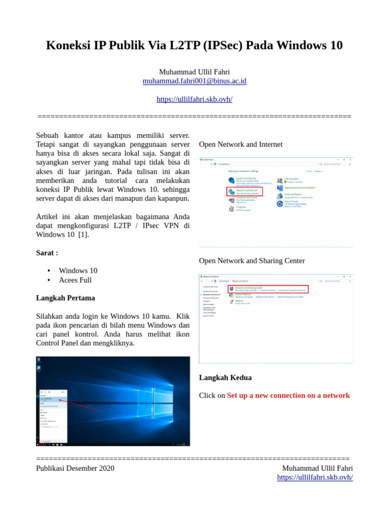 Ip Publik l2tp | PDF