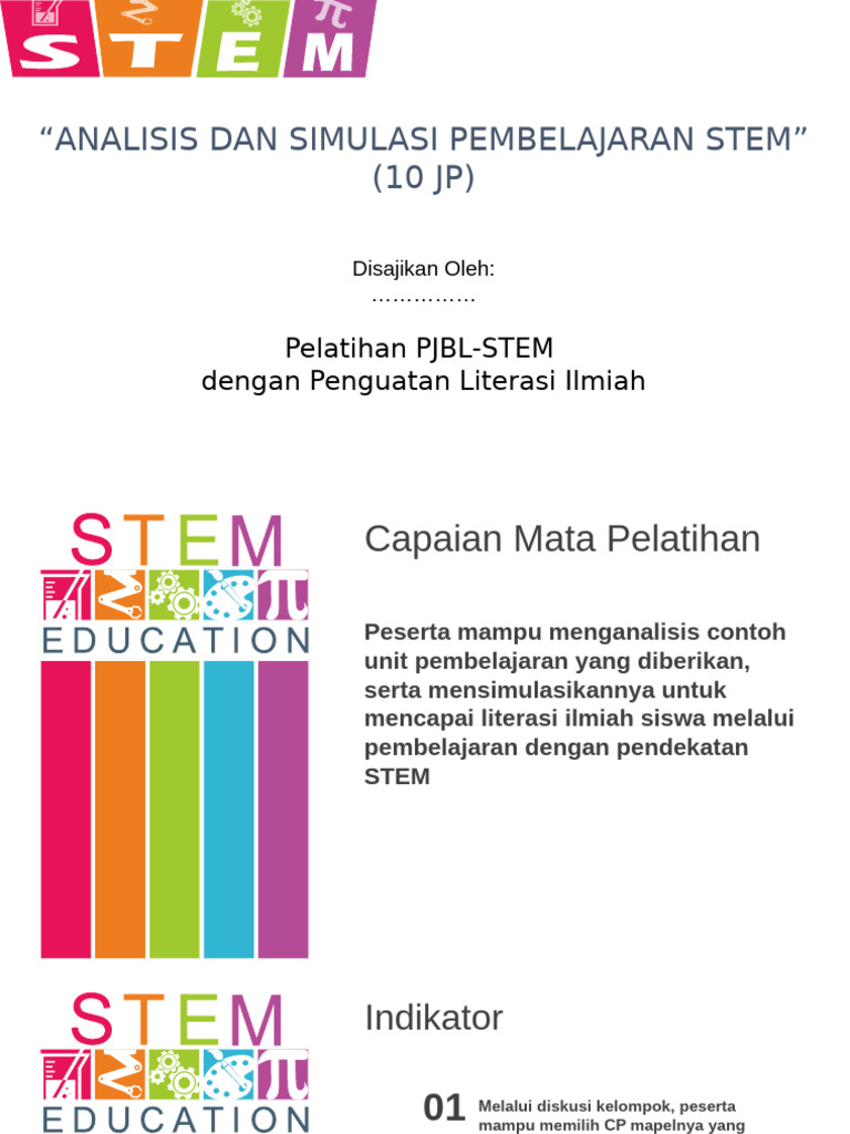 Pelatihan STEM untuk Literasi Ilmiah | PDF