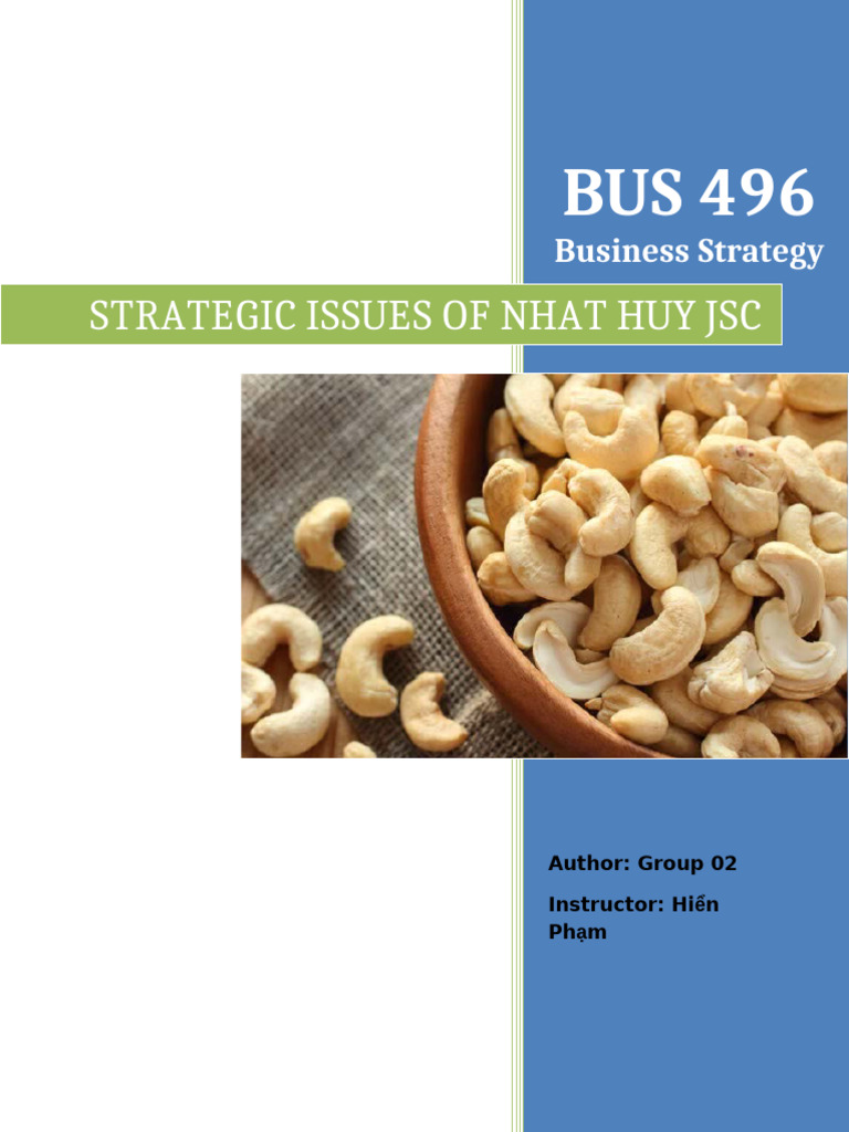 BUS 496 - Group 02 - Project Report | PDF | Vietnam | Supply Chain