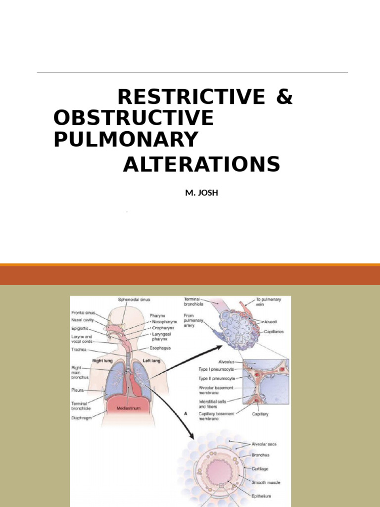 Lesson Two Restrictive & Obstructive Pulmonary Diseases | PDF | Chronic ...