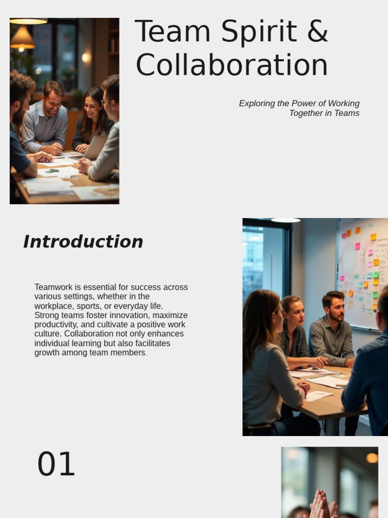 Team Spirit and Collaboration Insights | PDF | Team Building | Social ...