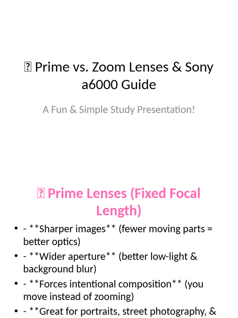 Sony A6000 | PDF
