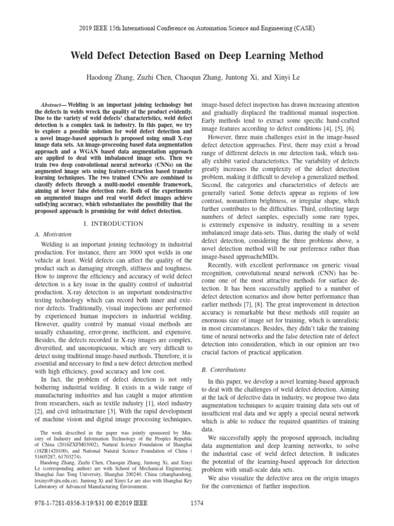 基于双CNN和GAN对抗网络的缺陷检测 | PDF | Deep Learning | Cognitive Science