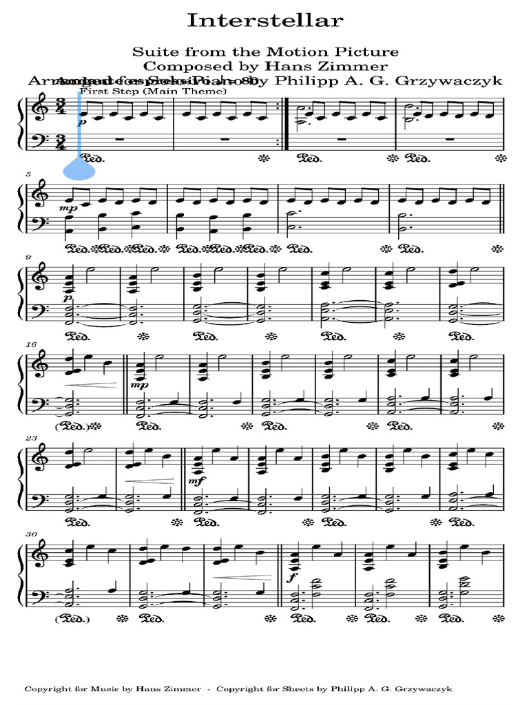 Interstellar Suite: Piano Sheet Music | PDF