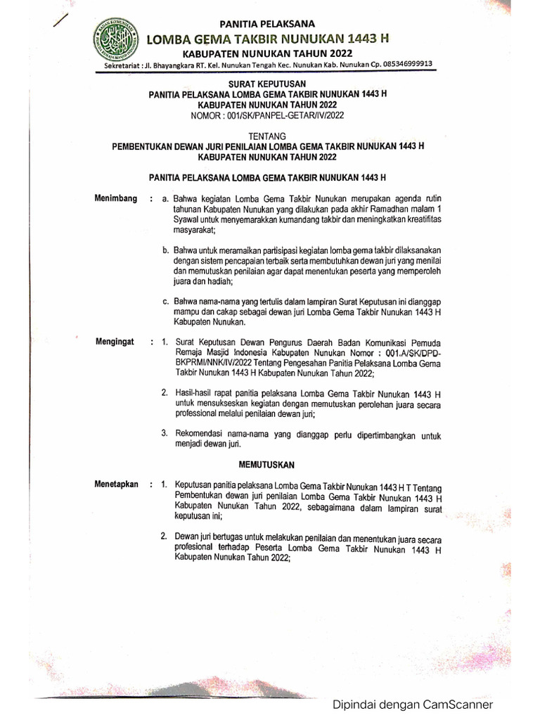 Sk Juri Takbir 2022 | PDF