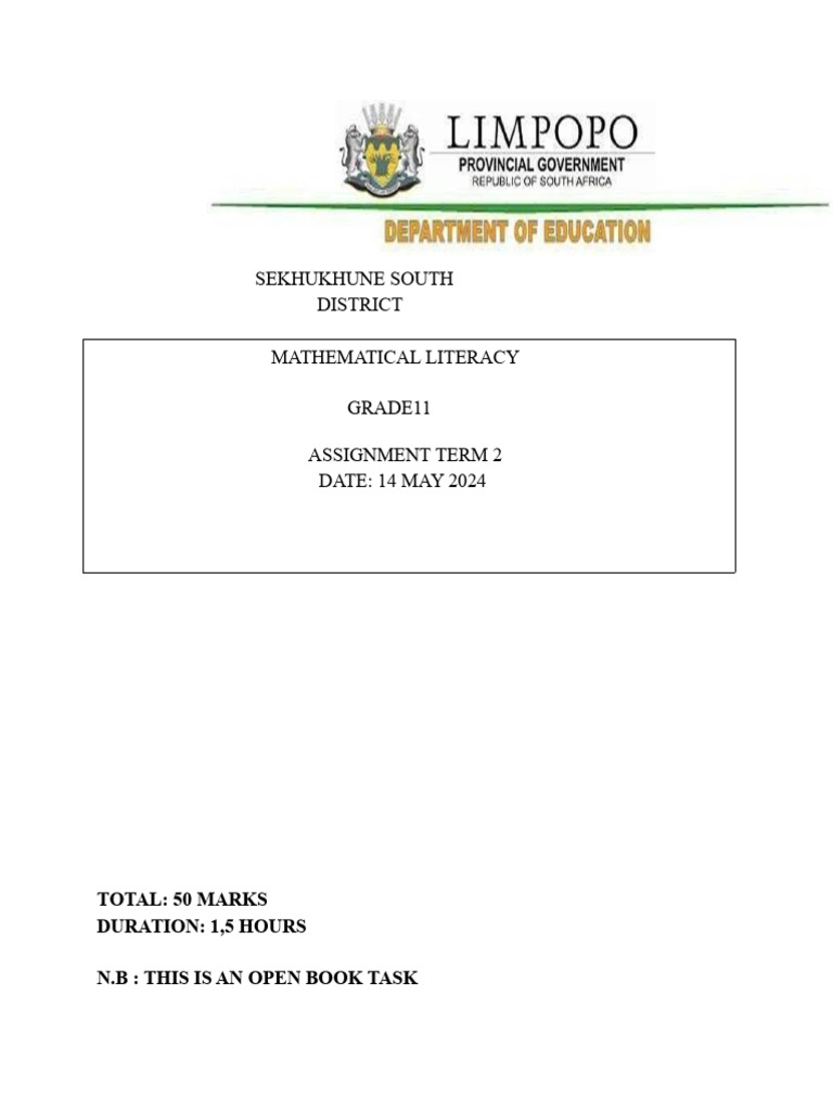 Mlit GRD 11 Term 2 Assignment (14!05!2024) | PDF | Fahrenheit | Thermometer