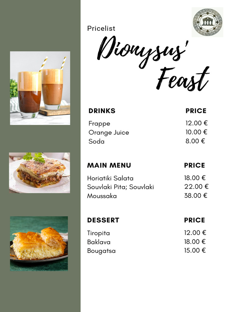 Dionysus' Feast | PDF