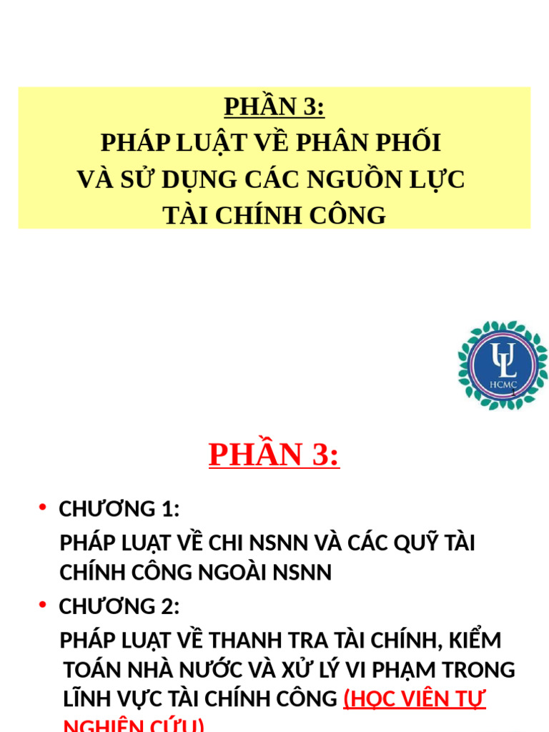 p3 - Chi NSNN Va Quy TCC Ngoai Ns | PDF