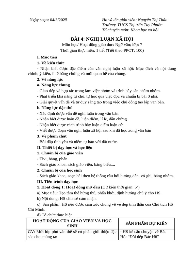 Khbd Nv7-Bài 8 CD (1) | PDF