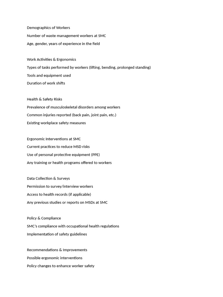Demographics of Workers | PDF