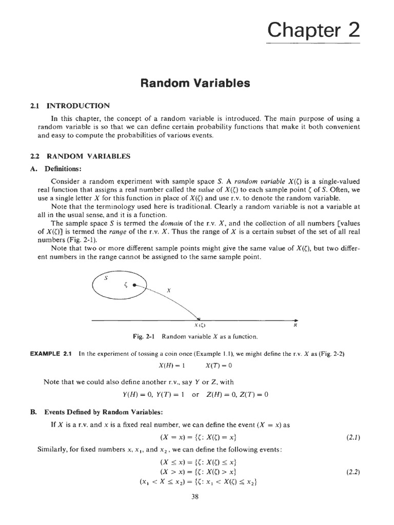 3.lecture 3-Random Variables | PDF | Random Variable | Variable (Mathematics)