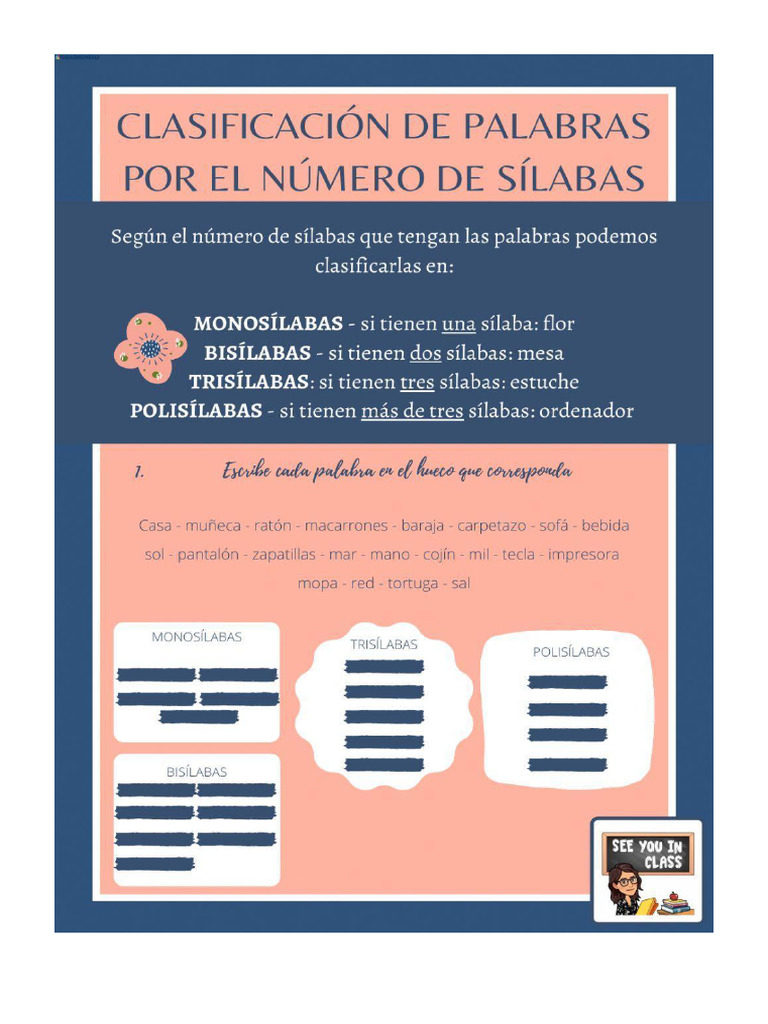 Numero de Silabas | PDF