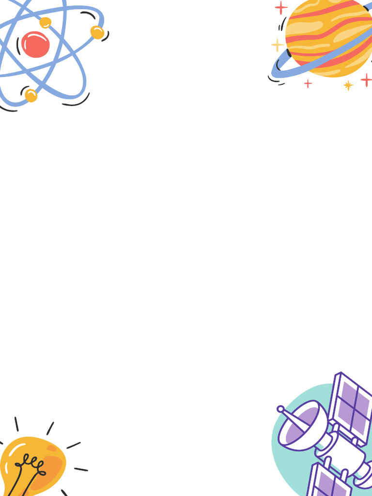 Illustration Aesthetic Physics Blank Paper A4 Document | PDF