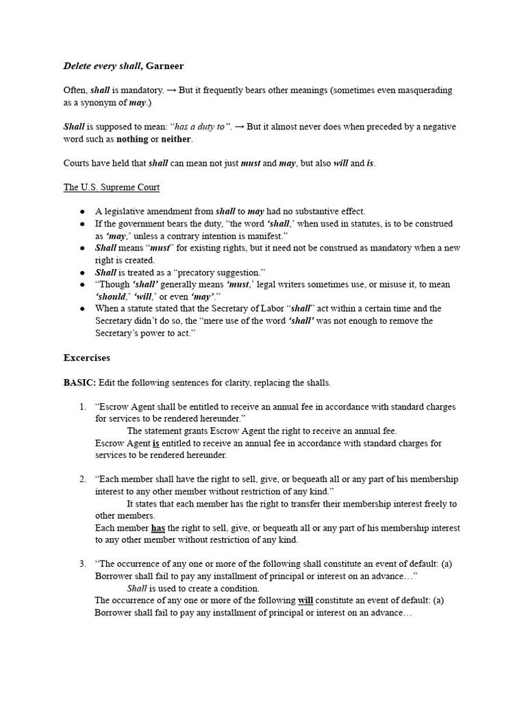 Candela Messuti - Use of Shall | PDF | License | Justice