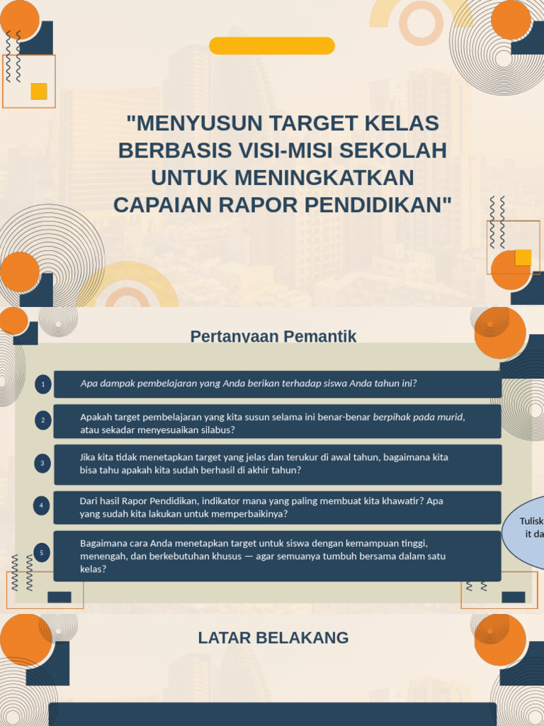 ##Ok Menyusun Target Kelas Berbasis Visi-Misi Sekolah Untuk ...