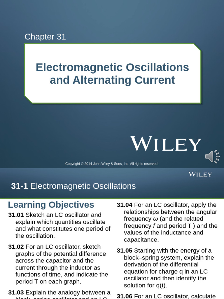 Electromagnetic Oscillations and Alternating Current | PDF | Resonance | Inductor