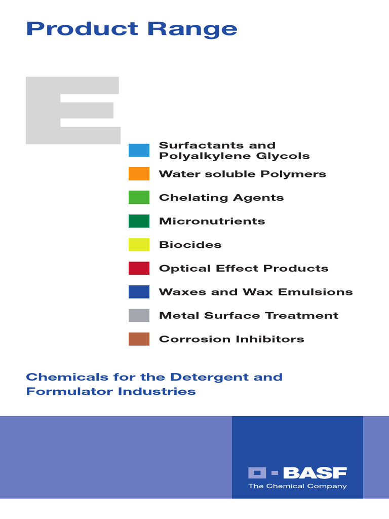 Basf | PDF | Ethylenediaminetetraacetic Acid | Chelation